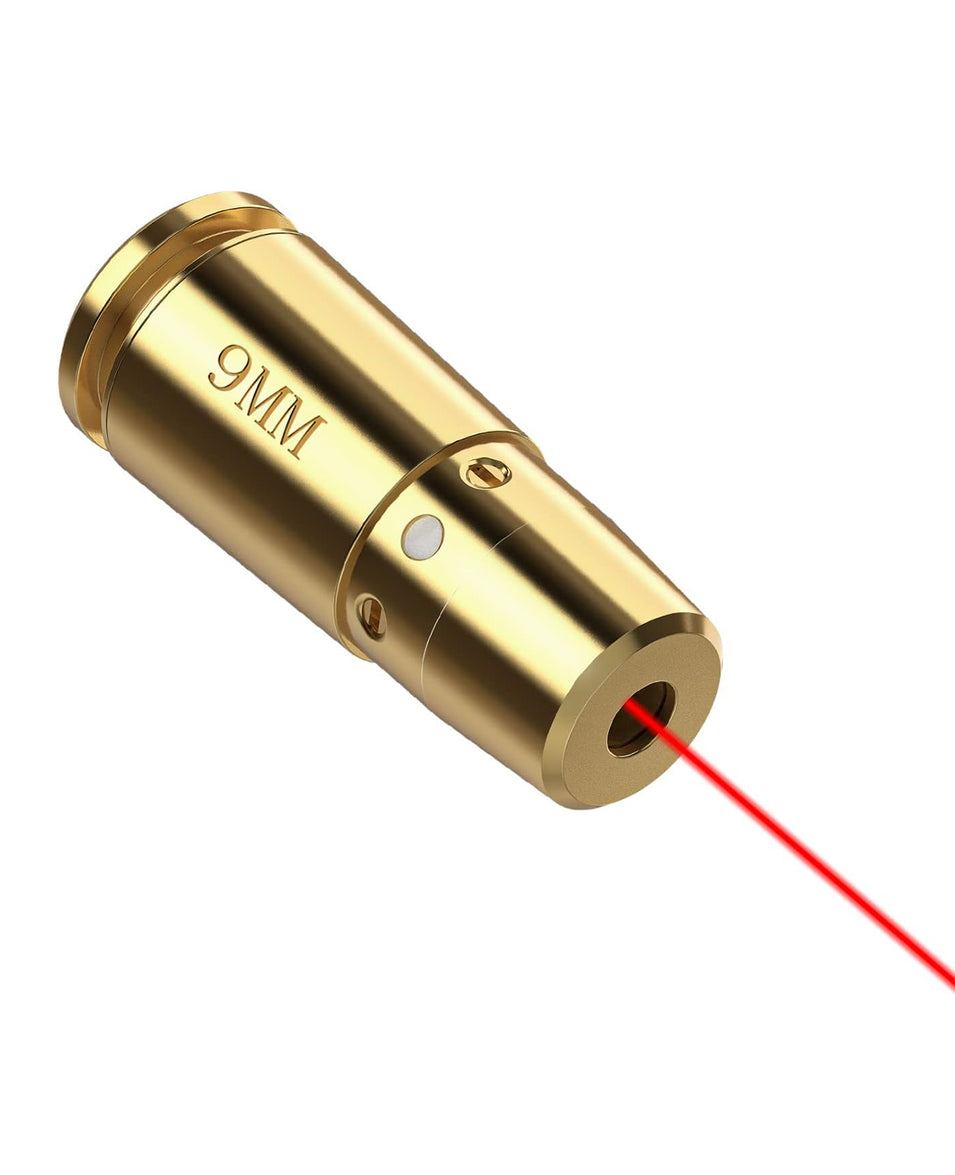 CVLIFE Bore Sight 9mm Red Laser with 4 Sets of Batteries
