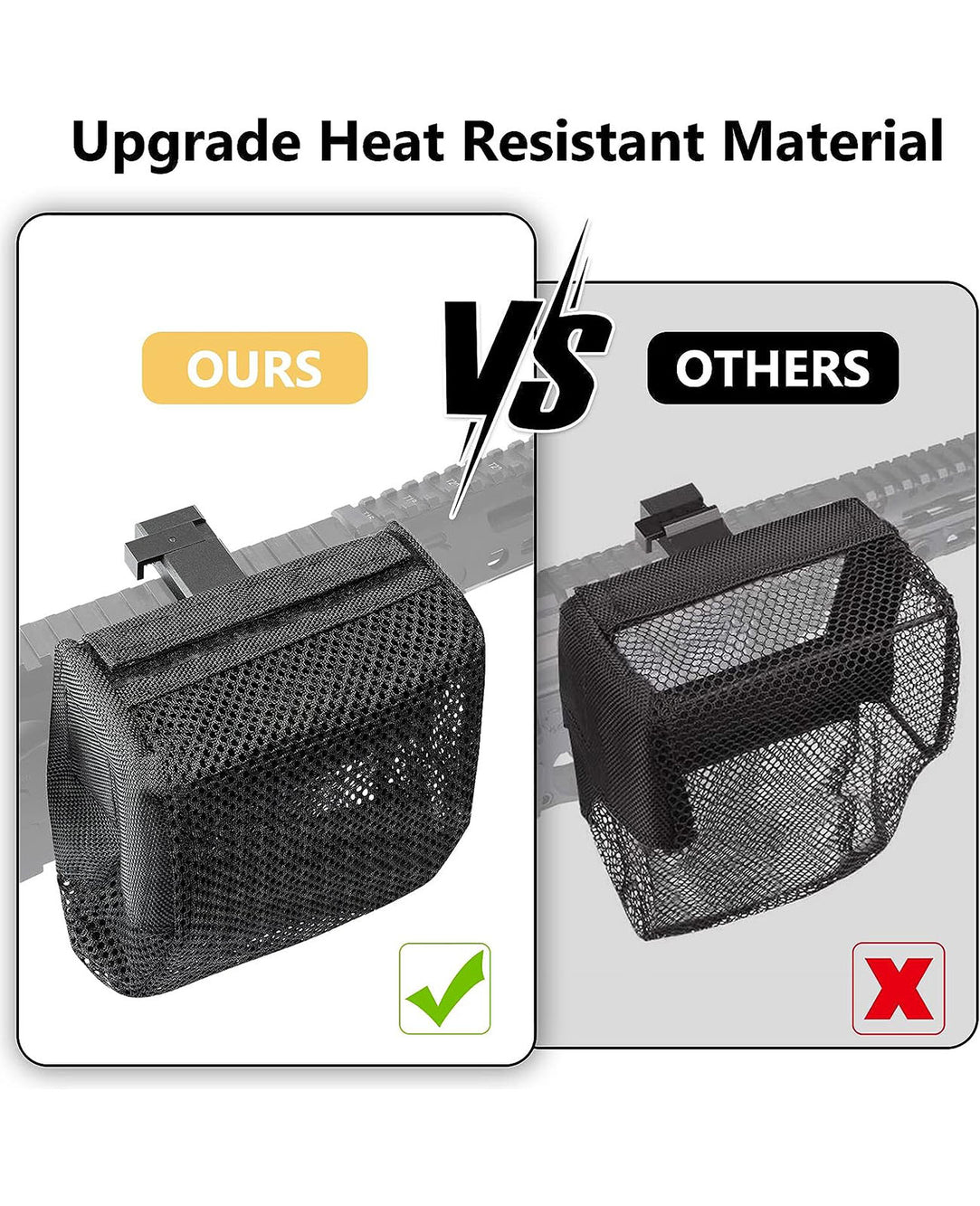 CVLIFE Brass Catcher Picatinny Mountable Tactical Shell Catcher