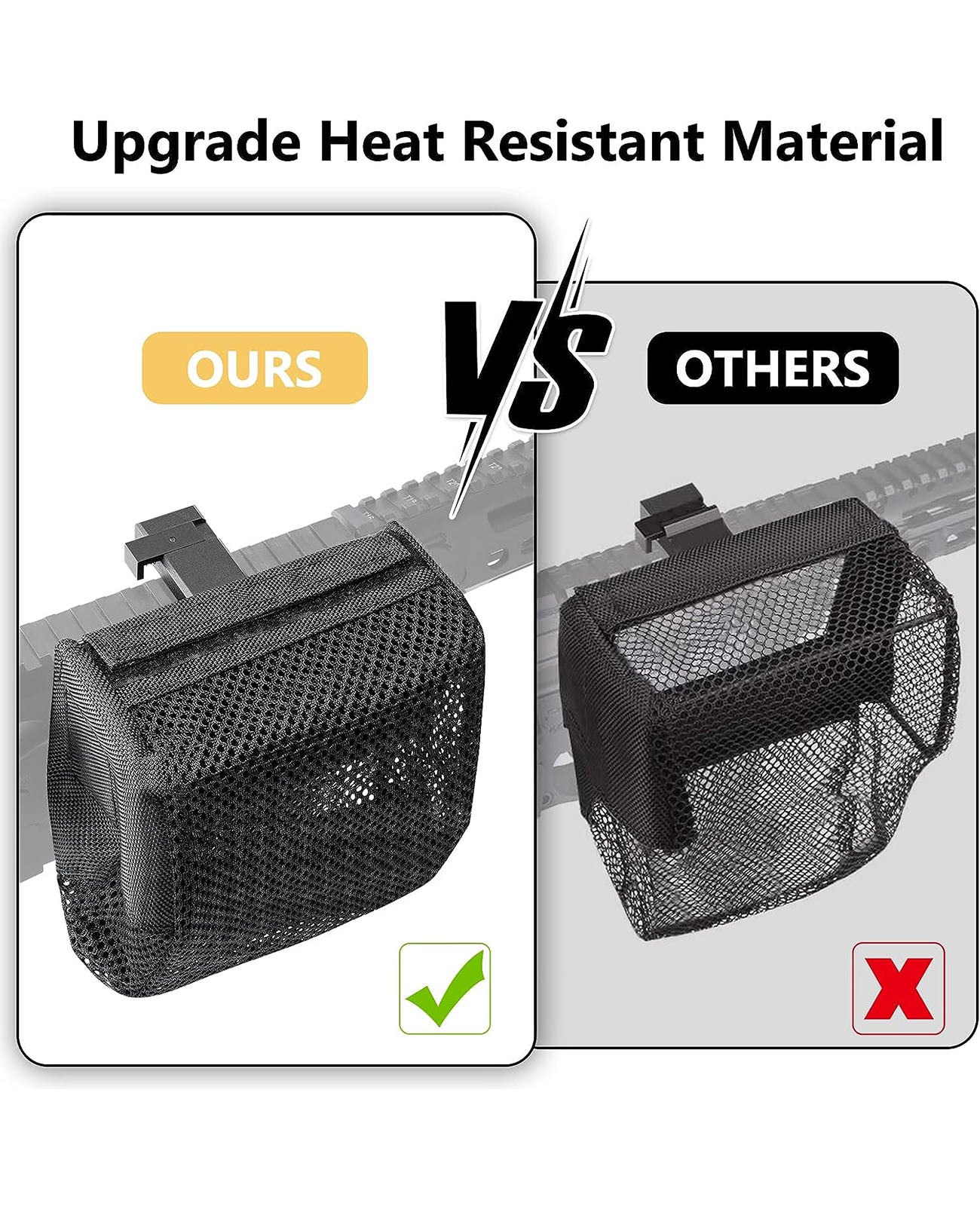 CVLIFE Brass Catcher Picatinny Mountable Tactical Shell Catcher