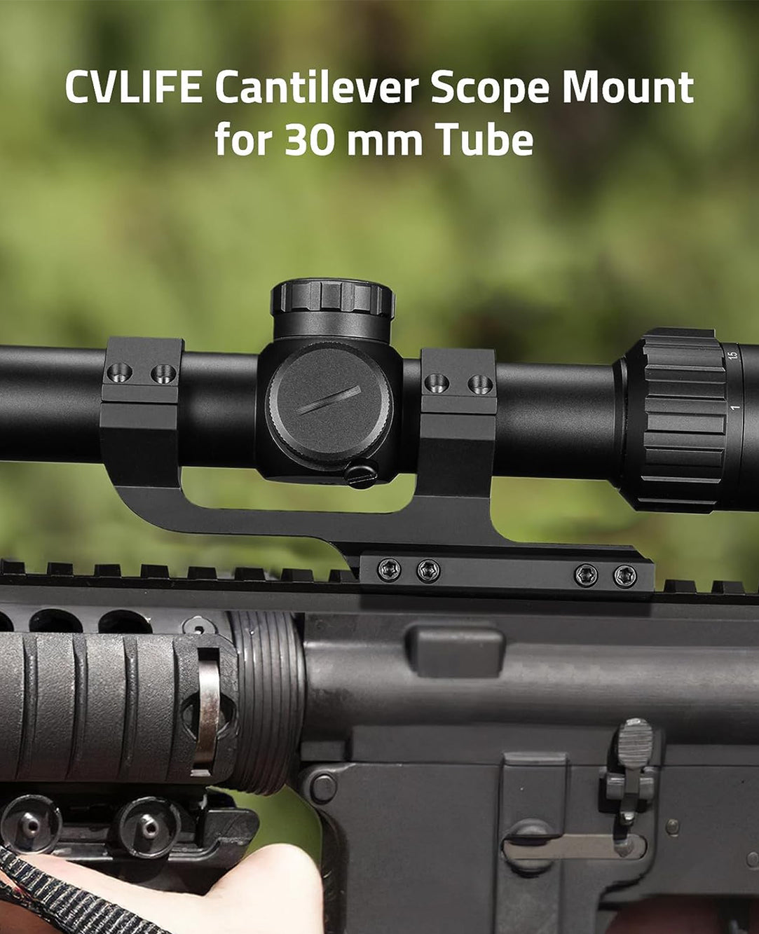 CVLIFE Cantilever Scope Mount 30 mm Offset Dual Ring One-Piece