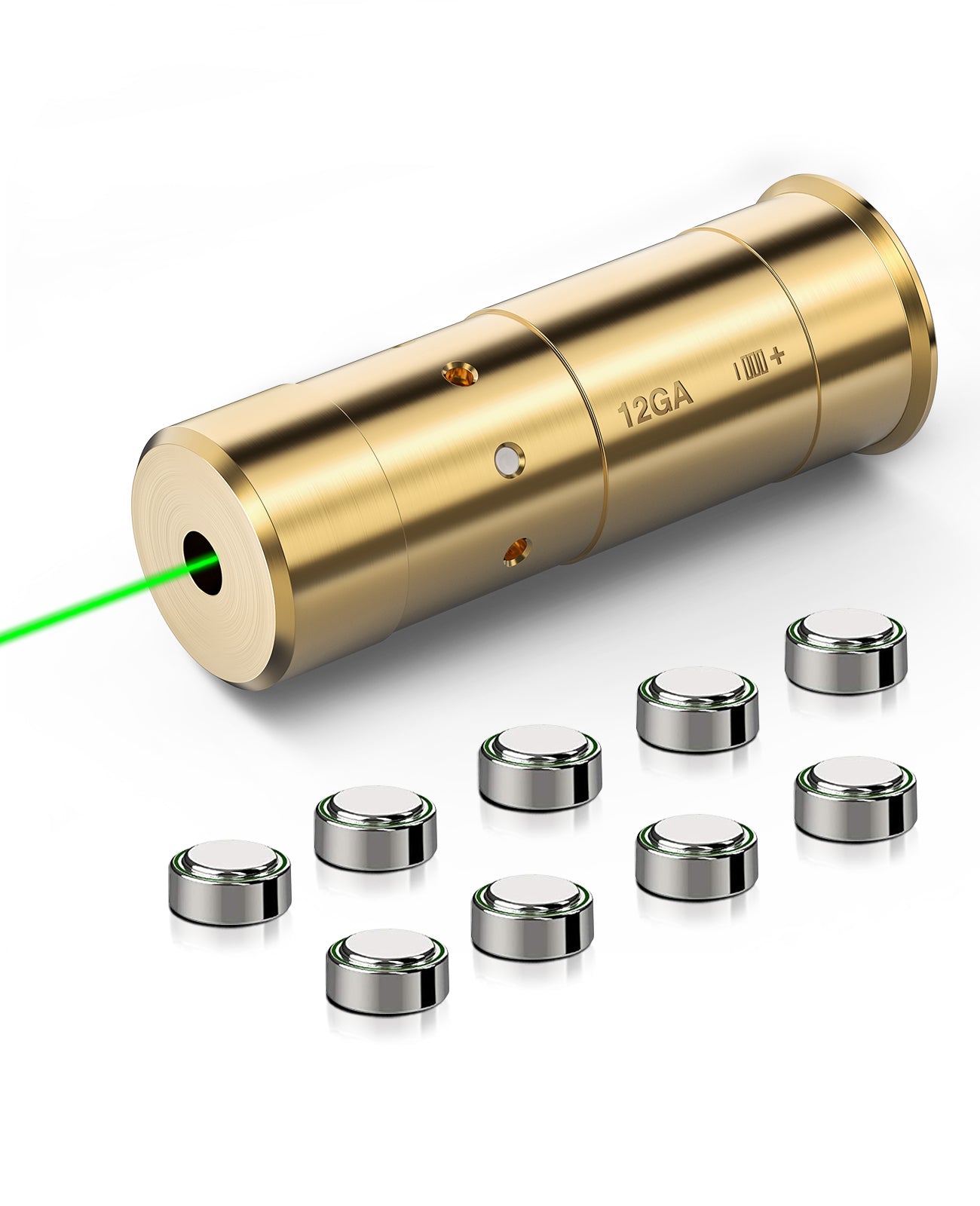 CVLIFE Laser Bore Sight 12 Gauge Green Bore Sight