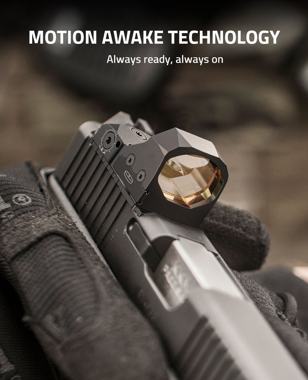 CVLIFE EagleTalon Motion Awake Red Dot Sight Picatinny Rail 3 MOA Dot