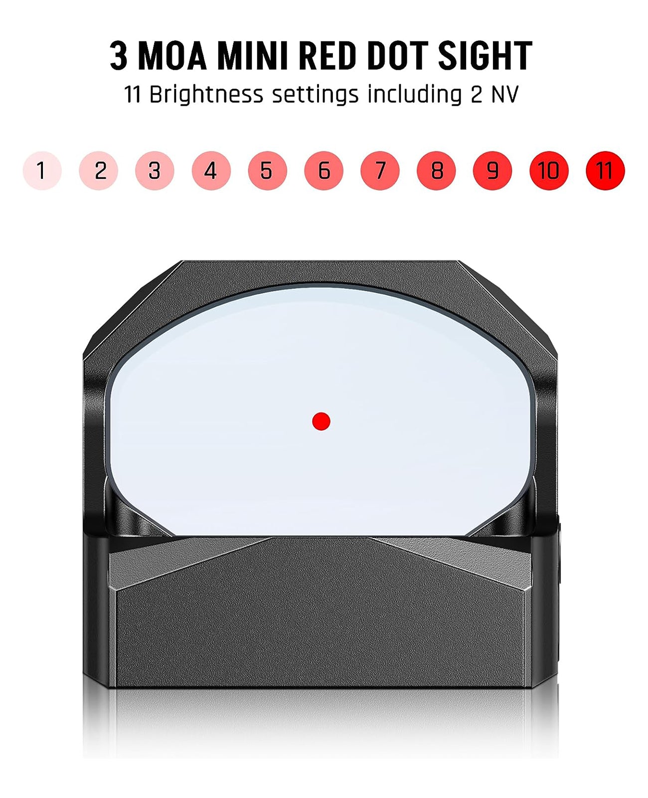 CVLIFE EagleTalon Motion Awake Red Dot Sight Picatinny Rail 3 MOA Dot