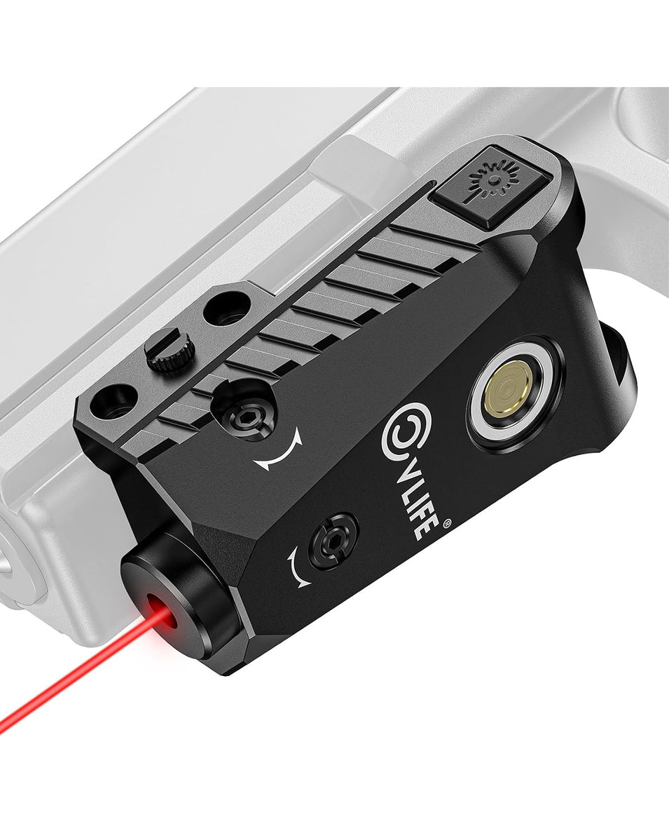 CVLIFE Red/Green Laser Sight Compatible with Low Profile Picatinny Rai