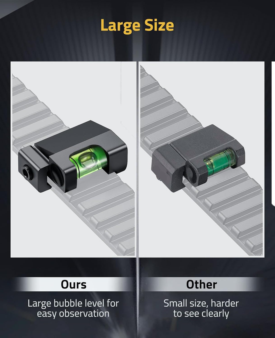 CVLIFE Rifle Scope Leveling Kit Scope Bubble Level for Picatinny Rail