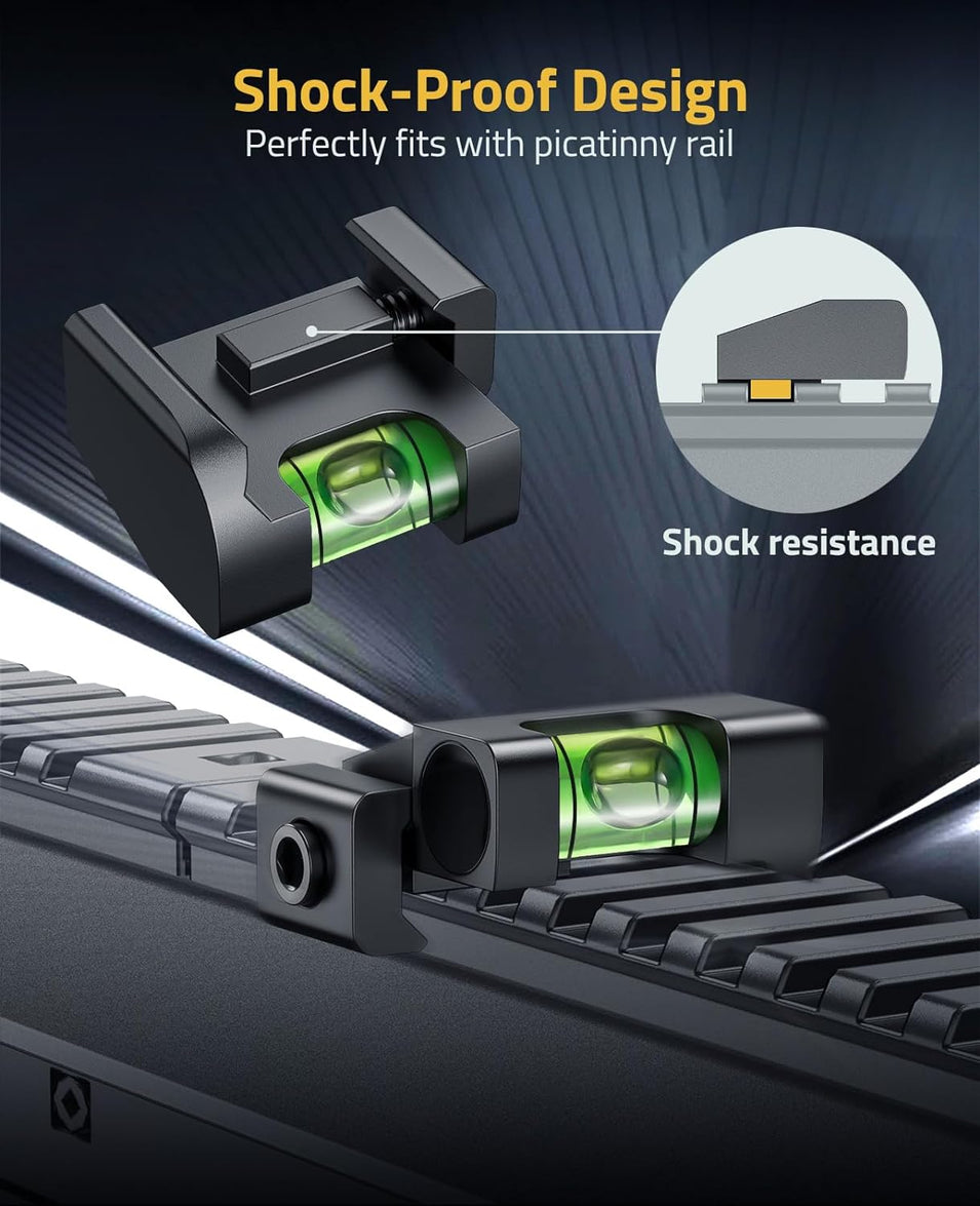 CVLIFE Rifle Scope Leveling Kit Scope Bubble Level for Picatinny Rail