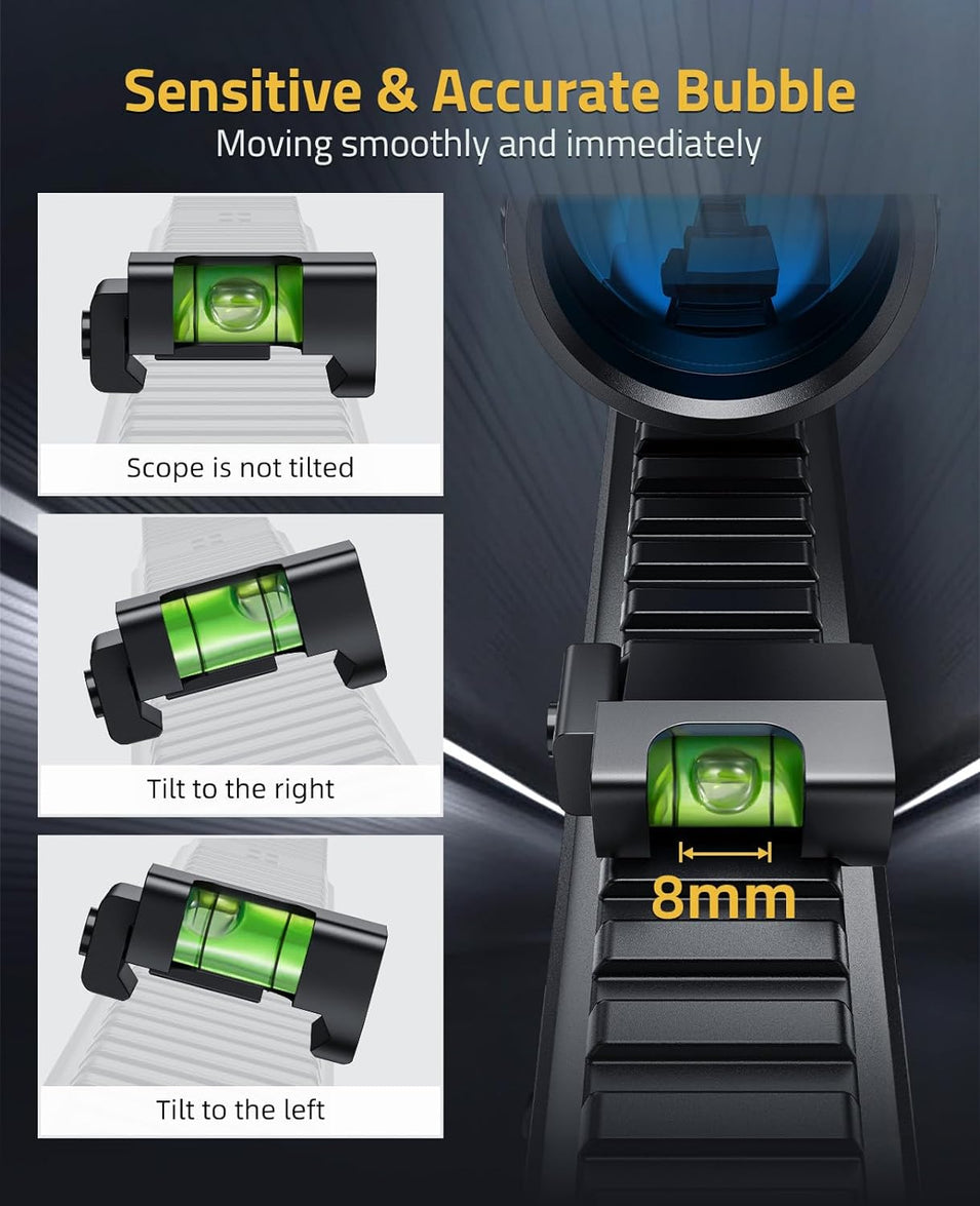 CVLIFE Rifle Scope Leveling Kit Scope Bubble Level for Picatinny Rail