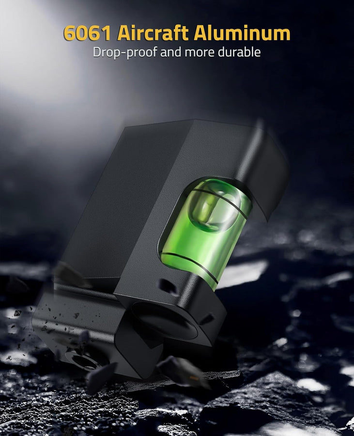 CVLIFE Rifle Scope Leveling Kit Scope Bubble Level for Picatinny Rail