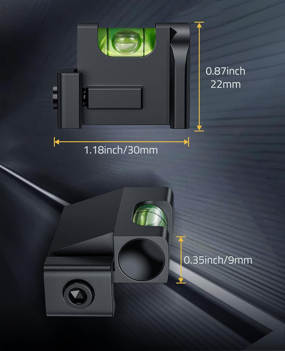 CVLIFE Rifle Scope Leveling Kit Scope Bubble Level for Picatinny Rail