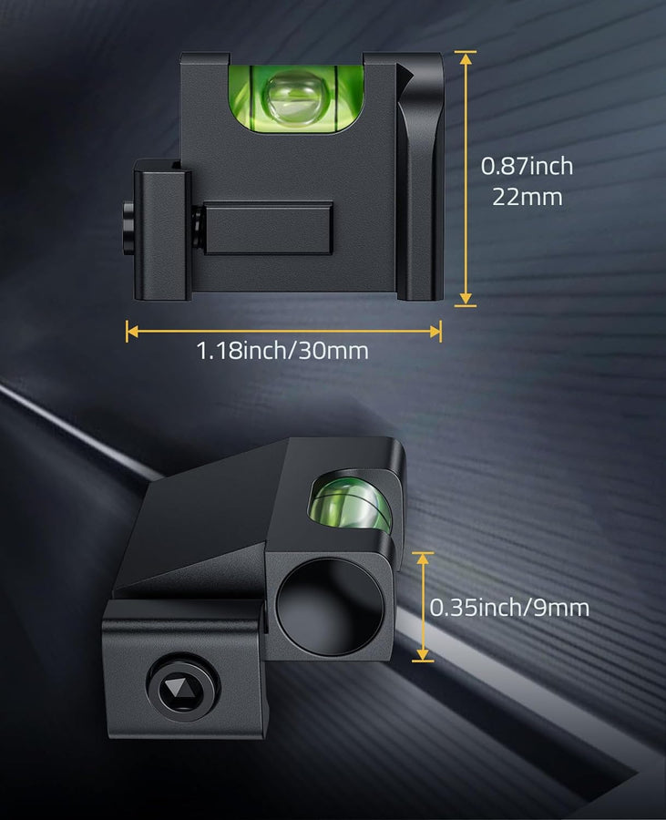 CVLIFE Rifle Scope Leveling Kit Scope Bubble Level for Picatinny Rail