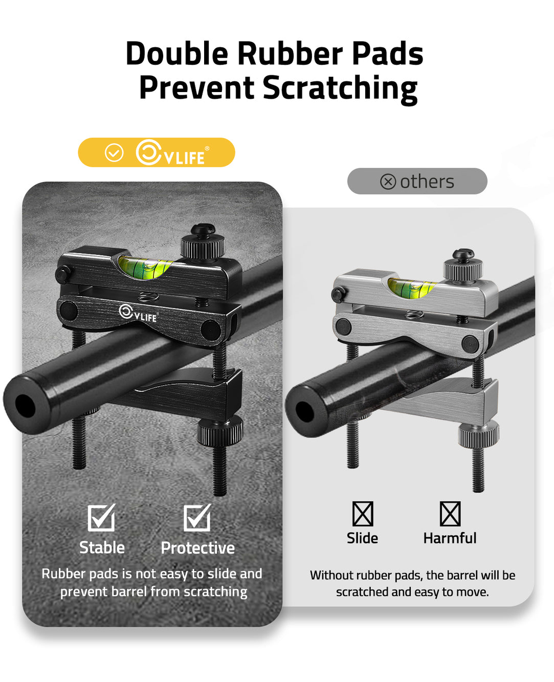 CVLIFE Scope Leveling Kit with High-Precision Bubble Leveling System