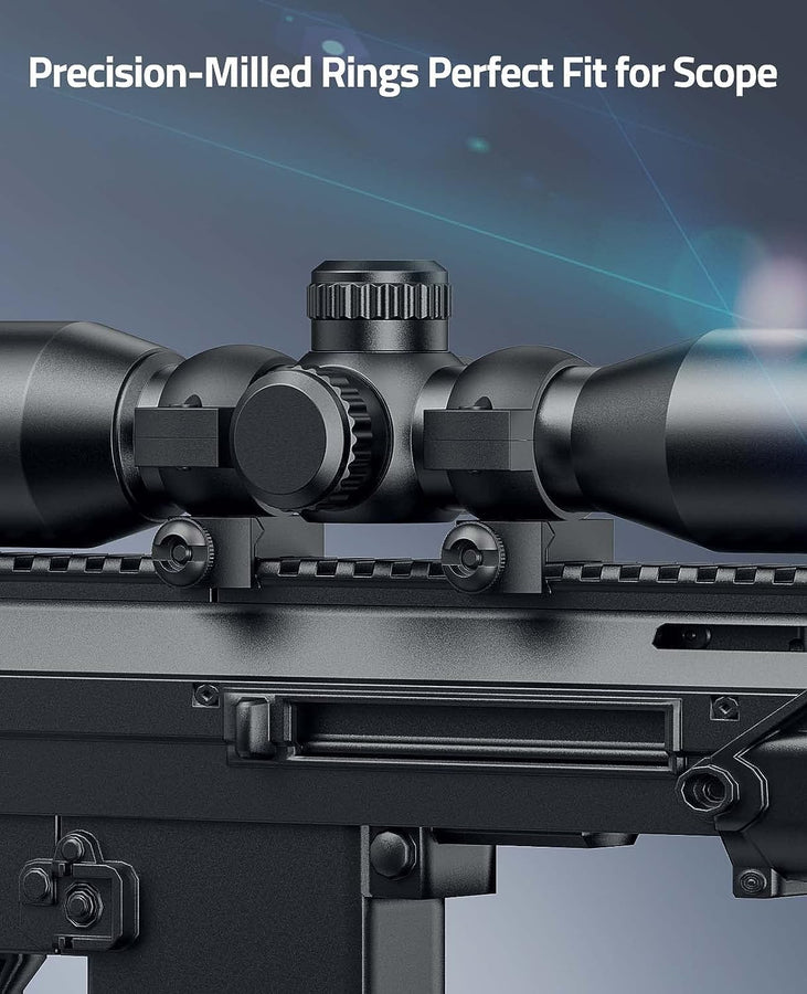 CVLIFE Scope Rings Mounts 1 Inch - 2 Pcs