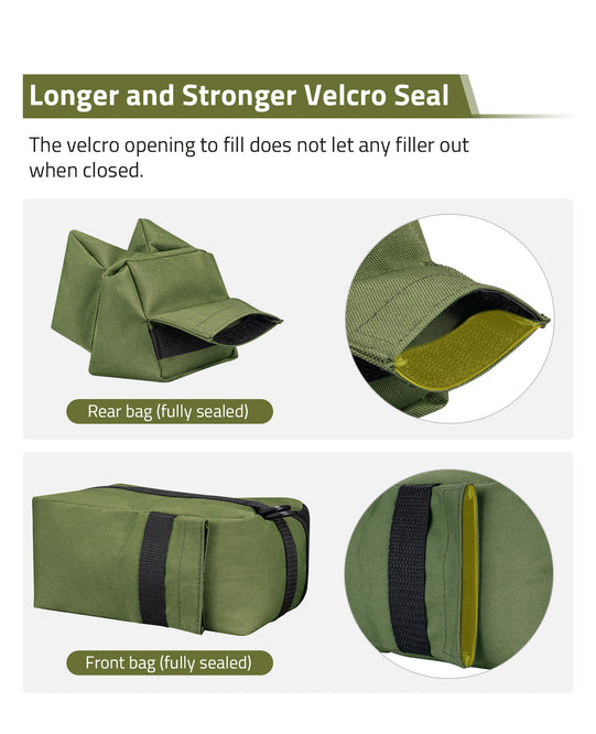 CVLIFE Shooting Rest Bags for Rifles 900D Shooting Bench Rest